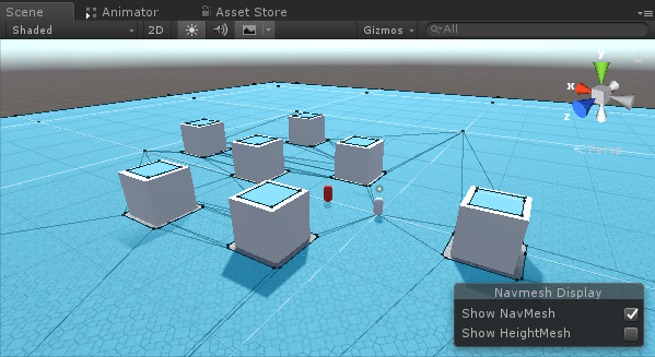 Unity 3D 导航网格烘焙